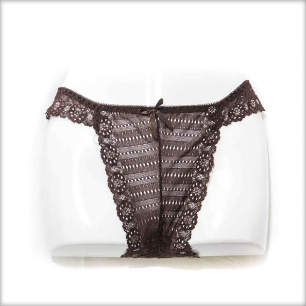 Pack of 2 Net Thong Panty – Net See Through Panty – Mix Colours ...