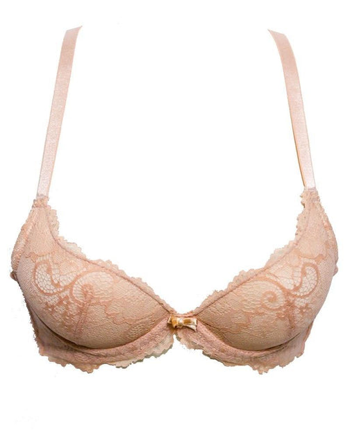 Daifuren 515 Skin Embroidered Design - Single Padded,Underwired Bra ...