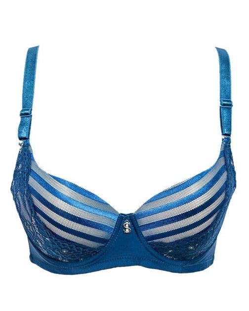 Stylish Bridal Collection Bra SH969 Blue - Single Padded,Under Wired ...