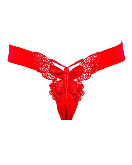 Red Butterfly Net Lace Panty 6022 - Bikini Type Underwear - Online ...