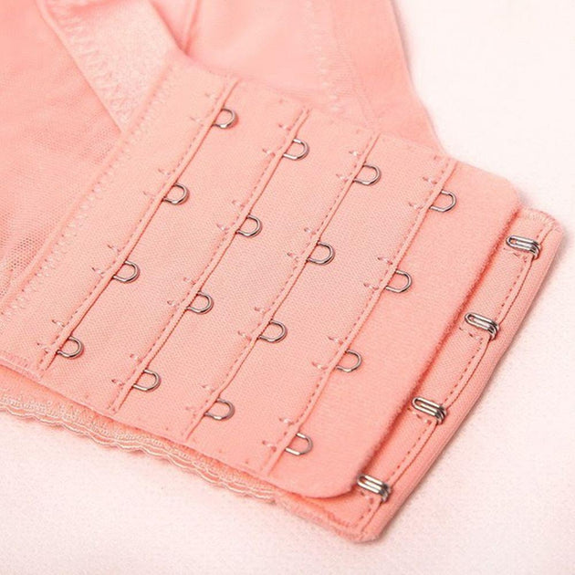 Underwired Pink Single Padded Net Bra - 4 Hook - Online Shopping in ...