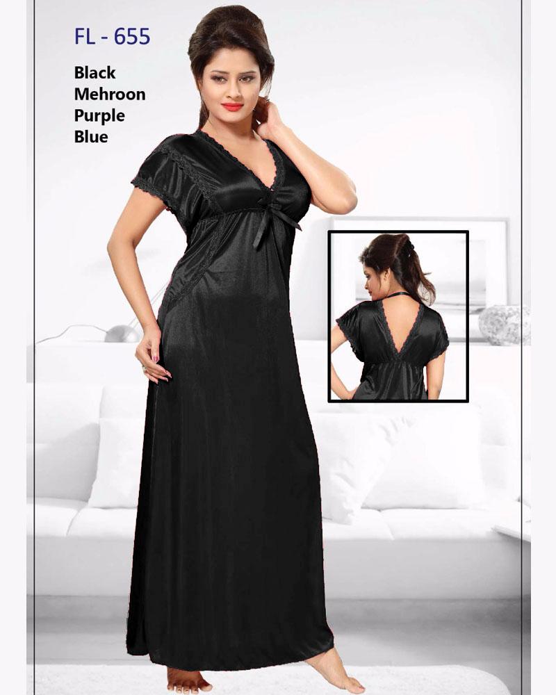 Black Stylish FL-655 - Flourish Exclusive Bridal Nighty Collection ...