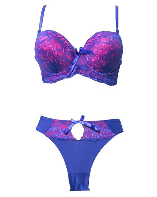 Fancy Bridal Bra Panty Sets - Single Padded Underwired Bra Panty Sets ...