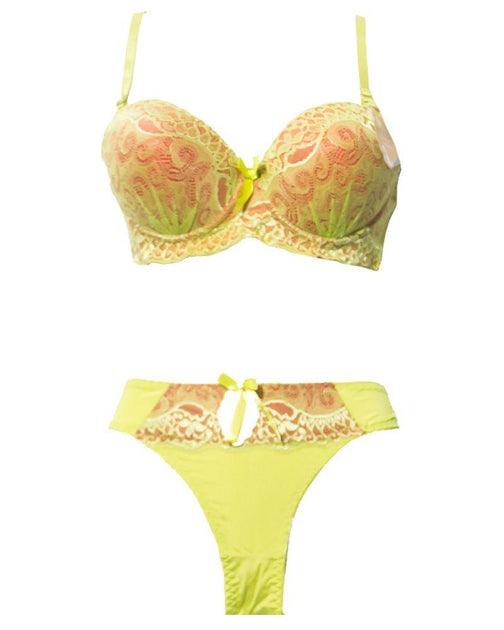 Fancy Bridal Bra Panty Sets - Single Padded Underwired Bra Panty Sets ...