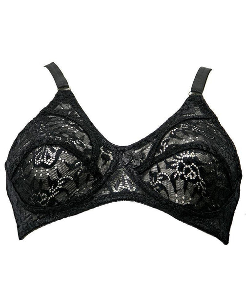 Black Net Comfort Bra - Non Padded,Non Wired Bra - D.F Dream - Online ...