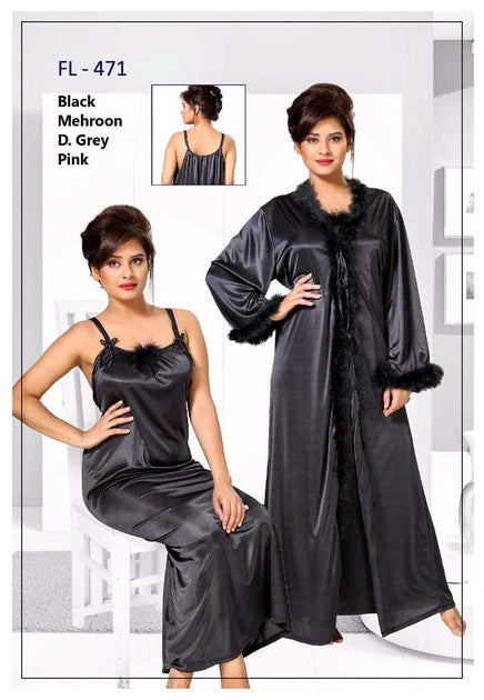 2 Pcs FL-471 - Flourish Exclusive Bridal Nighty Set Collection - Online ...