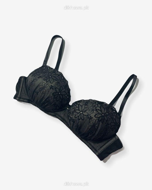 New Stylish Imported Stocklot Branded Net Pushup Bra - Underwired Bra ...