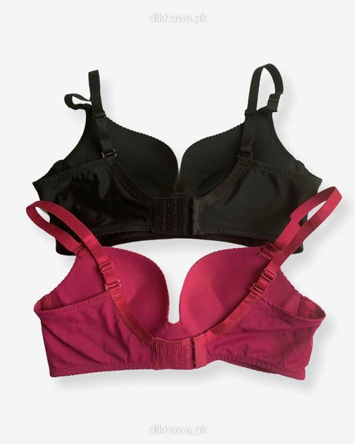 T-Shirt Bra - Soft Padded Imported Stocklot Branded Pushup Bra - Non ...