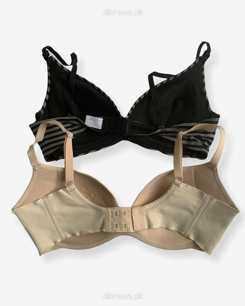 T-Shirt Bra - Soft Padded Imported Stocklot Branded Pushup Bra - Non ...