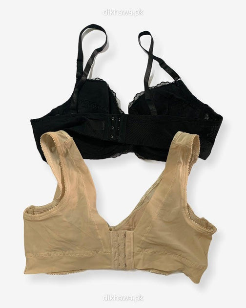 Imported Stocklot Branded Net Pushup Bra -Under Wired Bra - Non Padded ...
